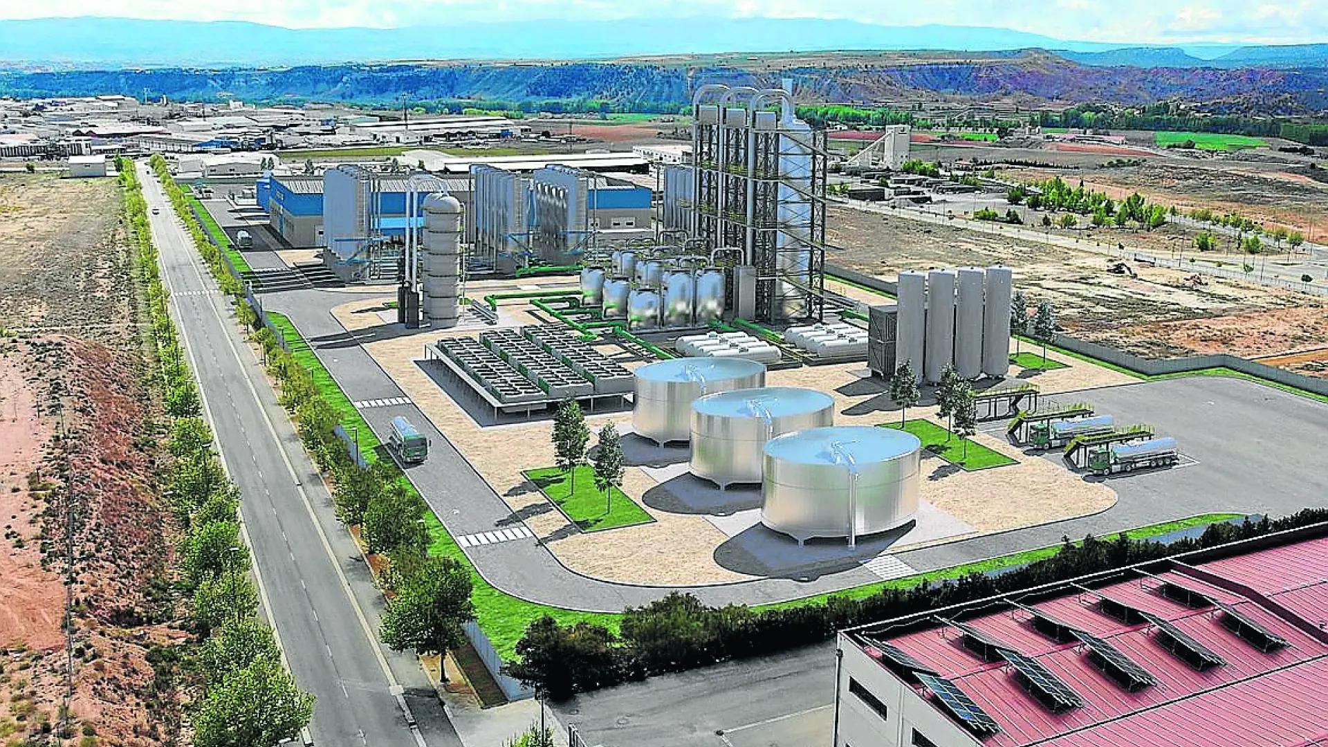 La fábrica de biocombustible de Teruel tendrá una planta solar de 679 ...