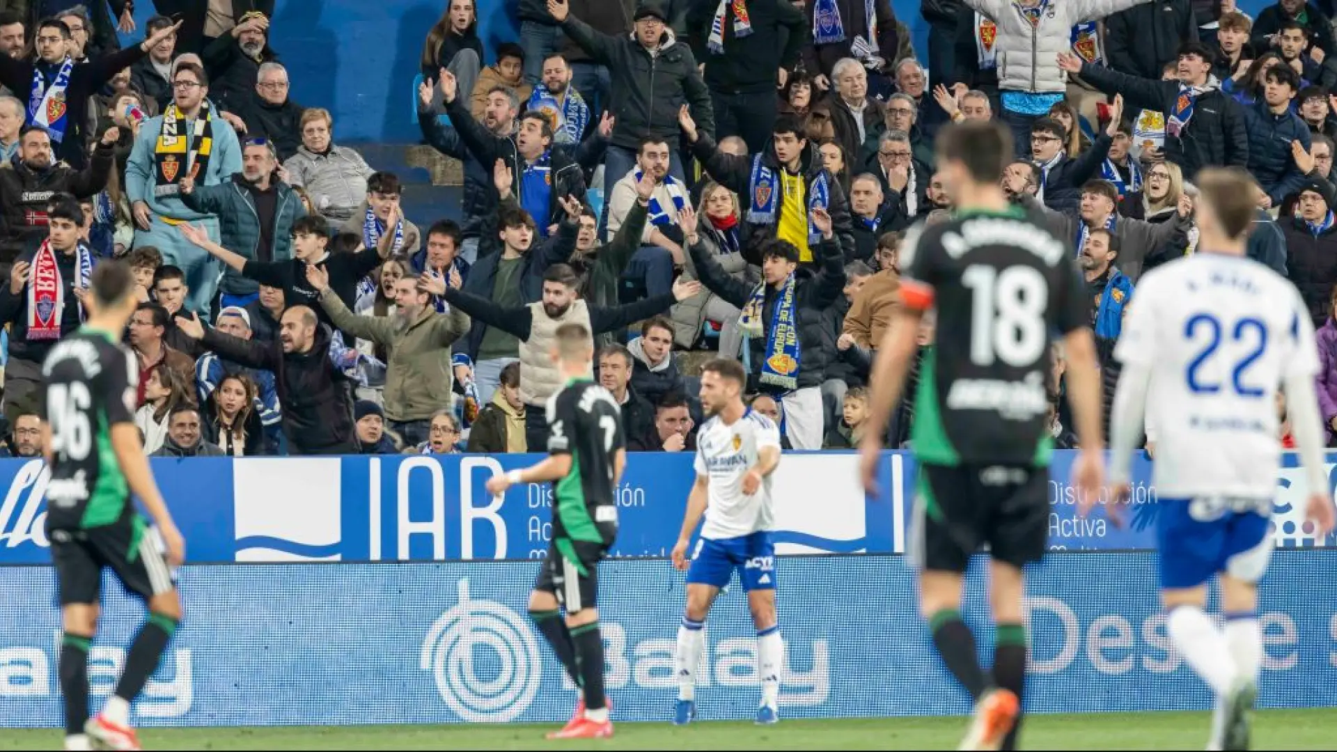 El Real Zaragoza 'juega' este miércoles en un partido aplazado