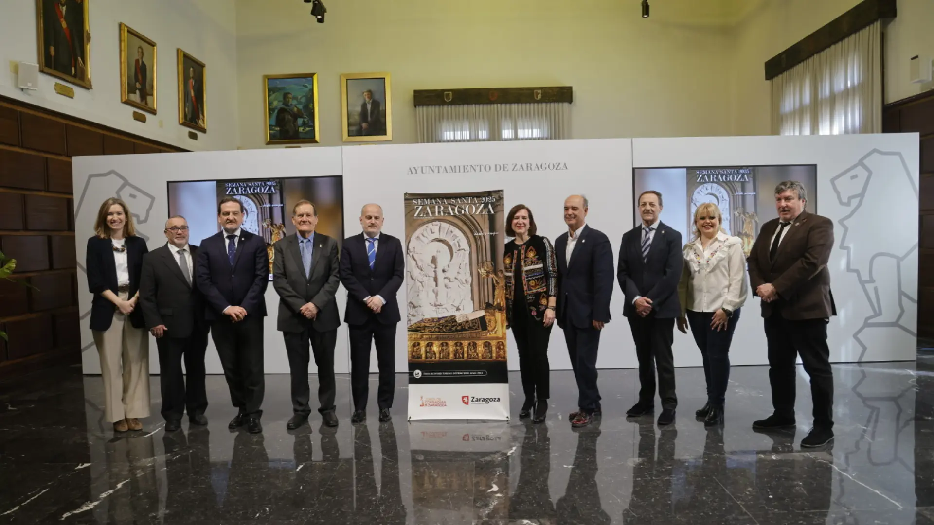 Fotos | La Presentación del cartel y el pregonero de la Semana Santa 2025 en Zaragoza | Imágenes