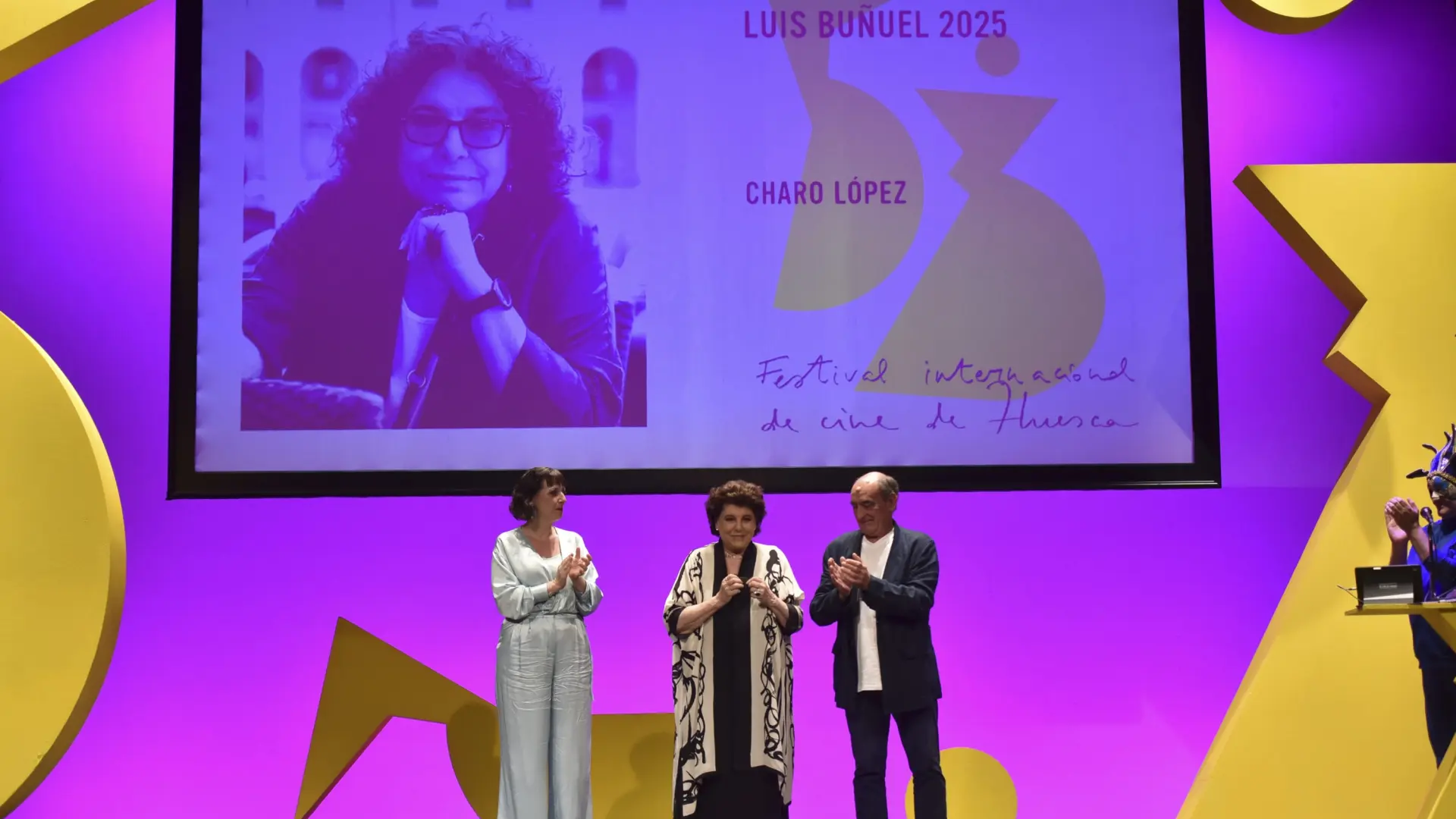 Fotos de la entrega del Premio Luis Buñuel a Charo López en Huesca ...