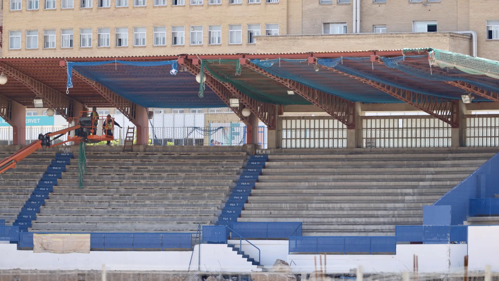 Fotos | Así avanzan las obras en el viejo estadio de La Romareda | Imágenes
