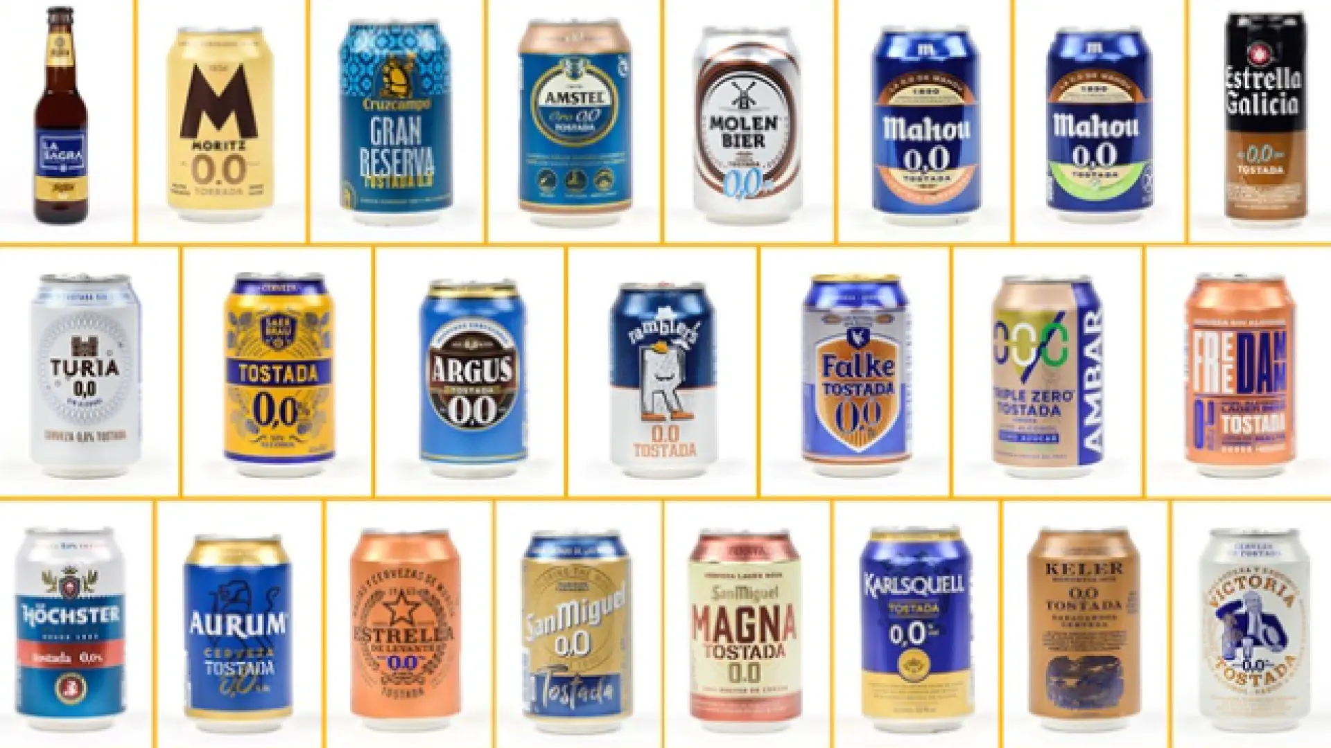 ¿Cuáles son las mejores cervezas sin alcohol, según la OCU?