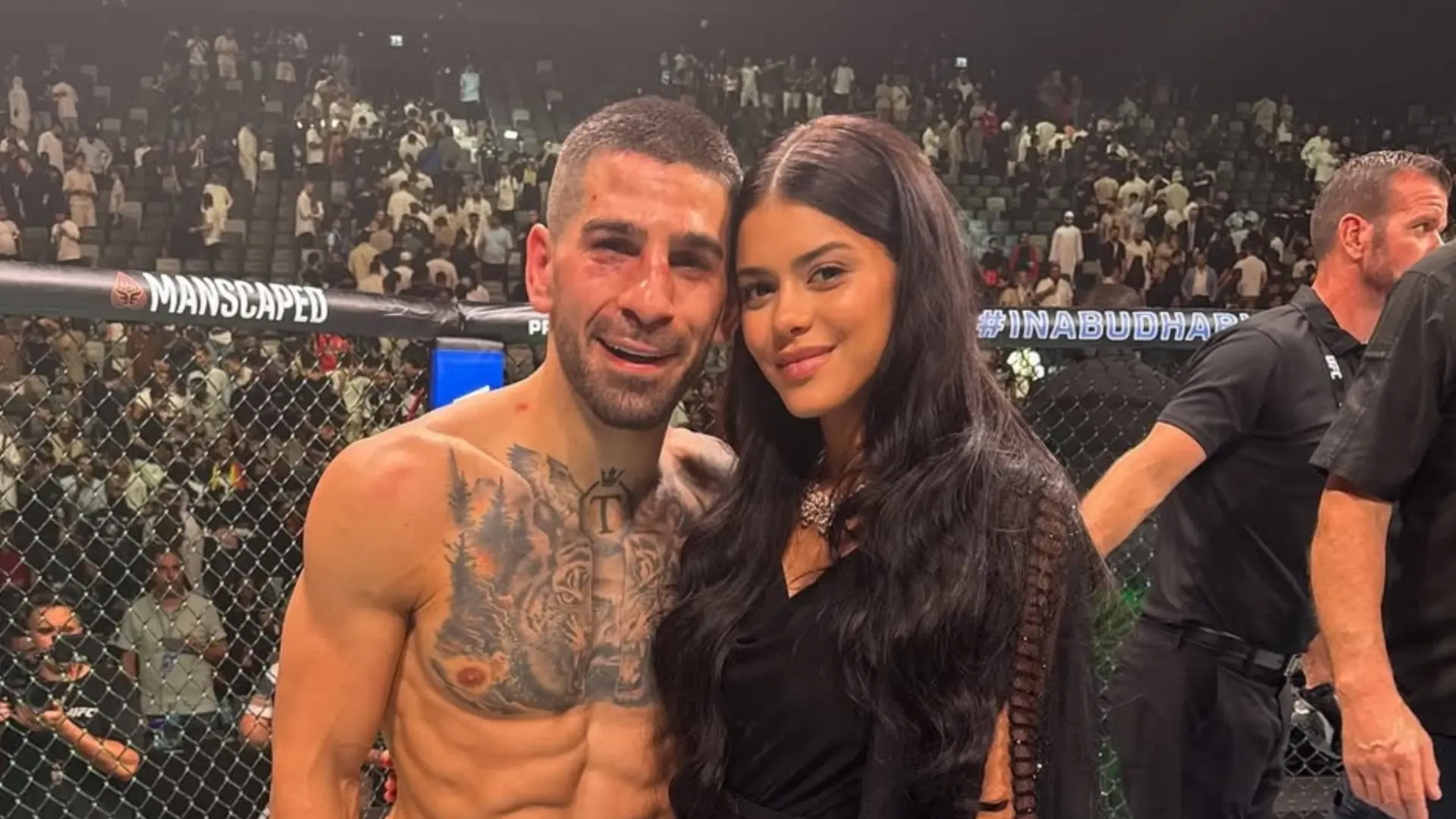 ¿Quién es Giorgina Uzcategui? Novia de Topuria, madre de su hija y CEO ...