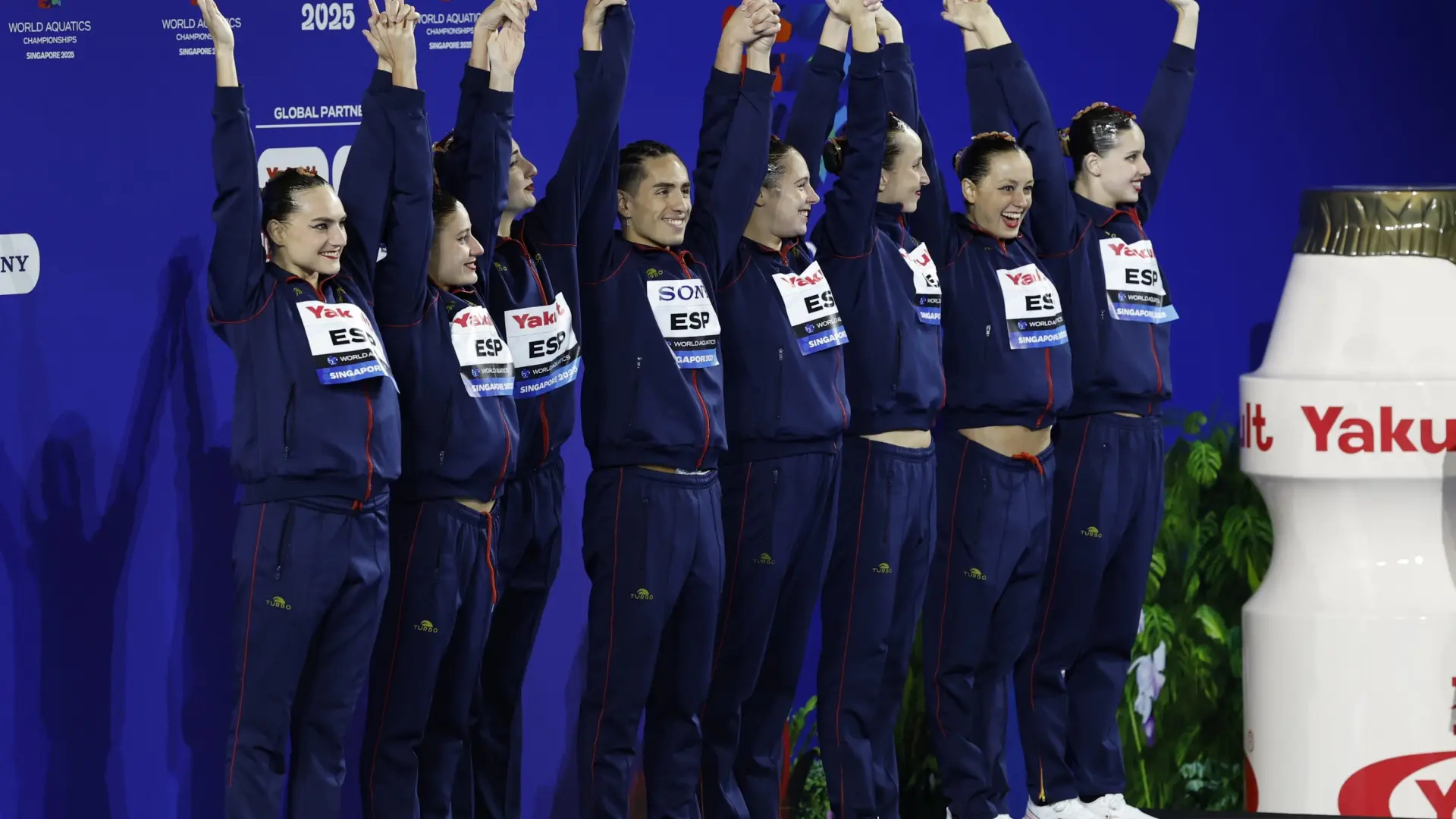 Fotos | El equipo español de natación artística, bronce mundial en la rutina libre | Imágenes