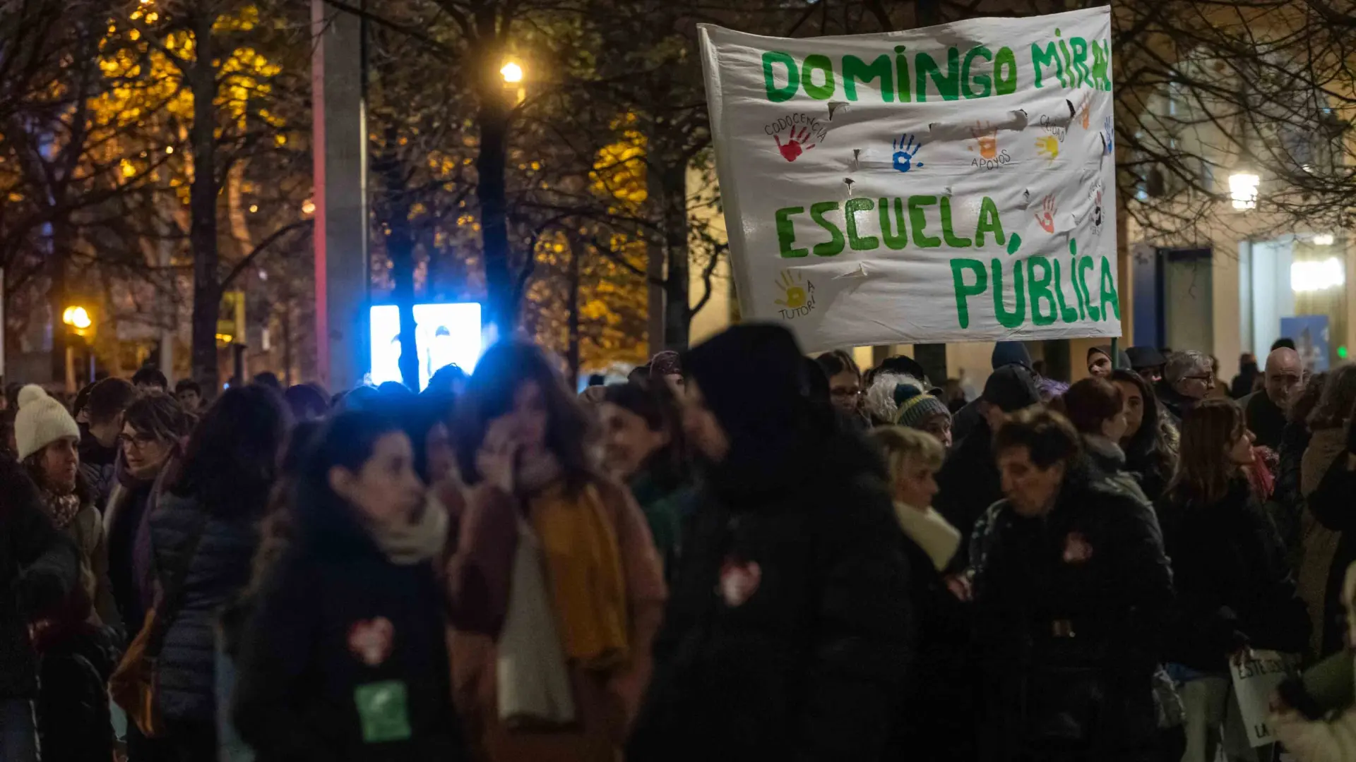 Fotos | Manifestación en defensa de la educación pública en Zaragoza