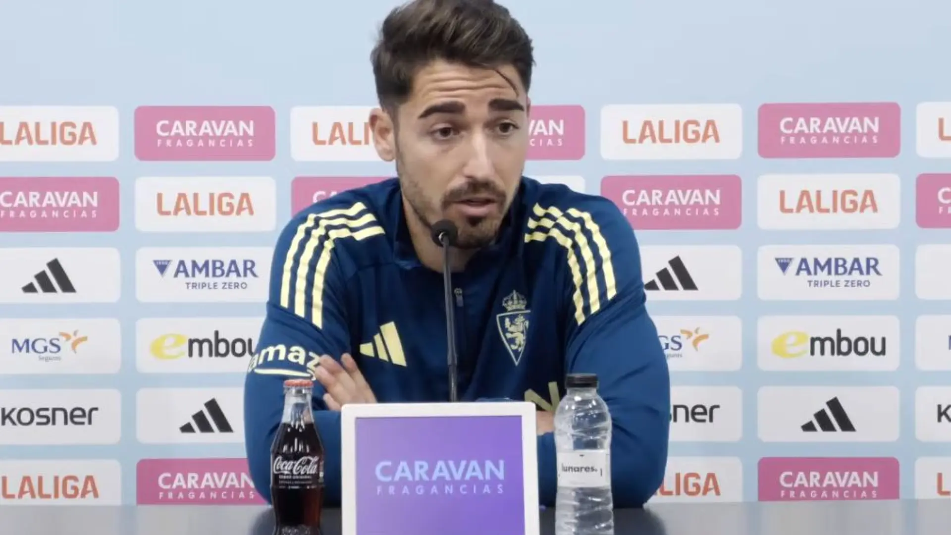 Moya, centrocampista del Real Zaragoza: "Yo creo que sí, nos vamos a ...