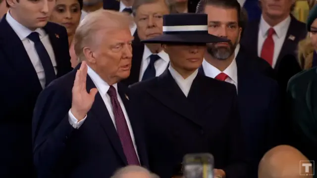 Trump proclama el inicio de una "era dorada": "El declive de Estados Unidos ha terminado"