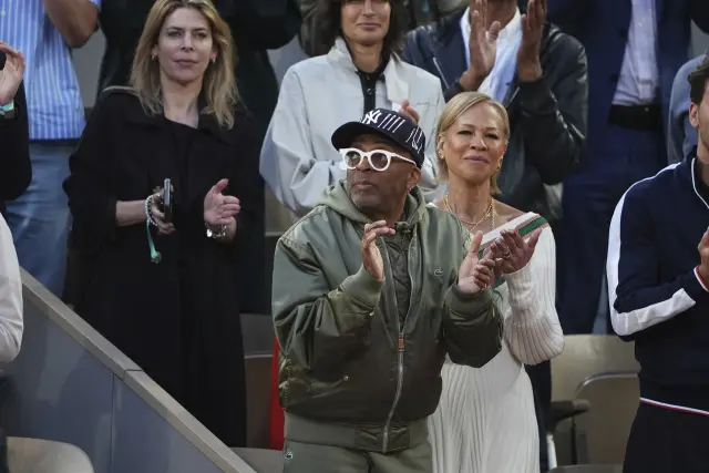 Las gradas de Roland Garros, llenas de famosos