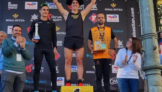 El zaragozano Jesús Olmos repite segundo puesto en la Behobia-San Sebastián