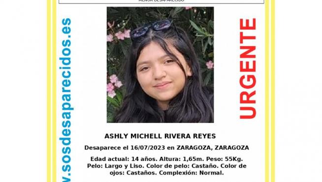 Desaparece una joven de 14 años en Zaragoza
