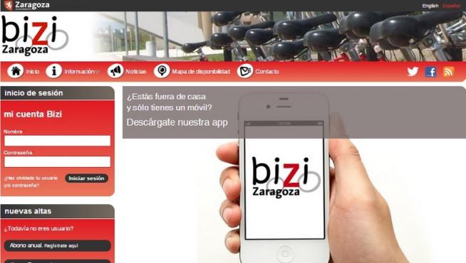 Bizi estrena web con acceso adaptado desde 'smartphones'