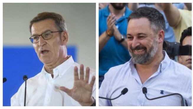 Feijóo y Abascal se reunieron la semana pasada para analizar los ...