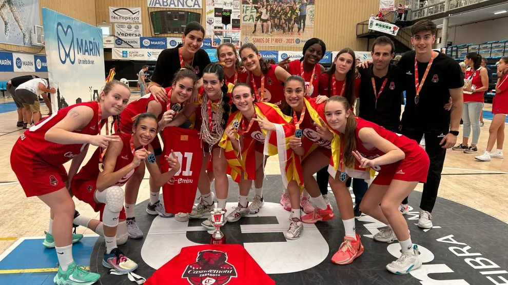 Claudia Lostal, jugadora del Casademont Zaragoza, la estrella emergente