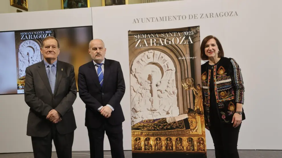 La Semana Santa 2025 de Zaragoza ya tiene cartel y pregonero