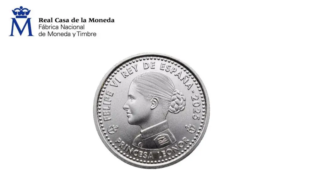 Una moneda de 40 euros recuerda el paso de la princesa Leonor por el ...