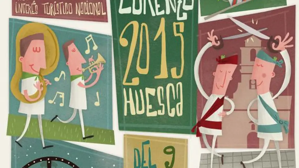 En Huesca, un mosaico con los detalles más representativos de San ...