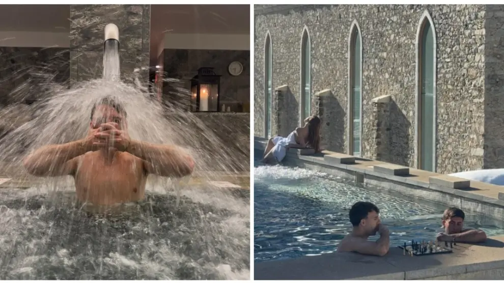 Quevedo se baña en las aguas termales de Panticosa en su nuevo videoclip