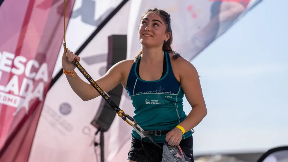 María Laborda y Lizer Aznárez suman dos medallas para Aragón en el Nacional de escalada