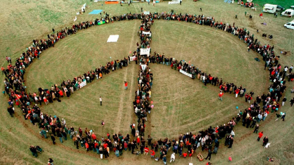 El símbolo de la paz lo inspiró un artista zaragozano: "El arte no solo ...