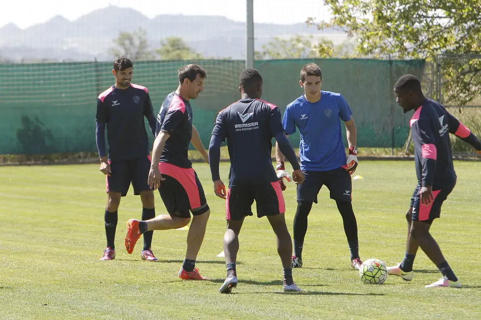 El equipo volvió ayer a los entrenamientos tras dos jornadas de descanso.