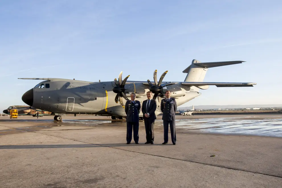 Presentación del primer A-400 que llega a la Base