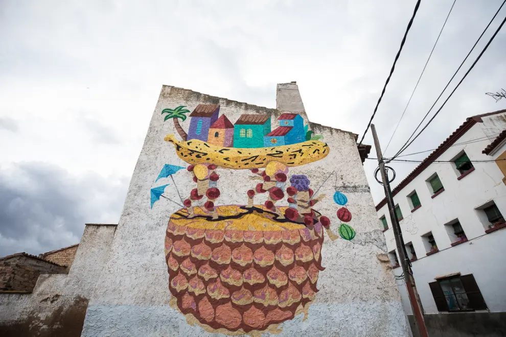 El pequeño pueblo de Zaragoza que es un museo de arte al aire libre a ...