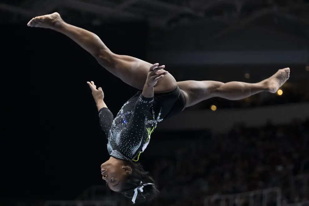 Fotos | Simone Biles gana por octava vez el campeonato de gimnasia de ...