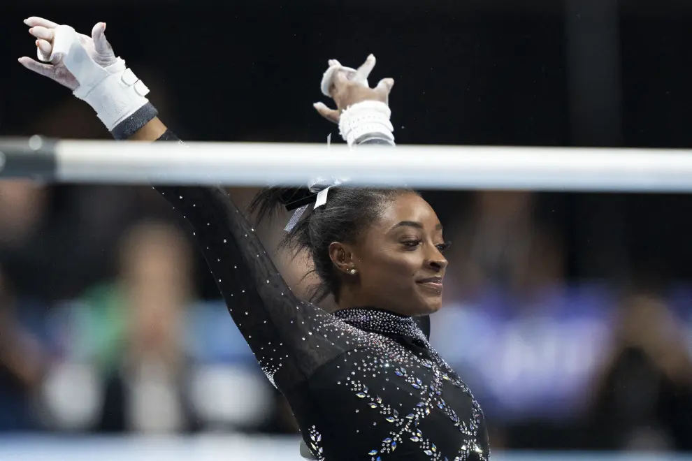Fotos | Simone Biles gana por octava vez el campeonato de gimnasia de ...