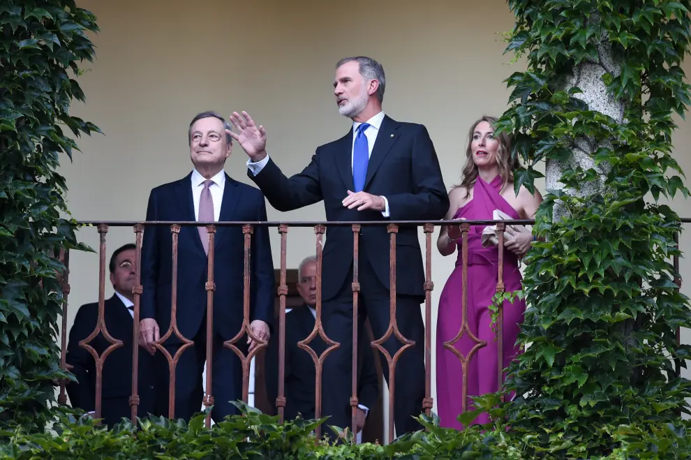 Fotos | Premio Europeo Carlos V, al expresidente del BCE Mario Dragui ...