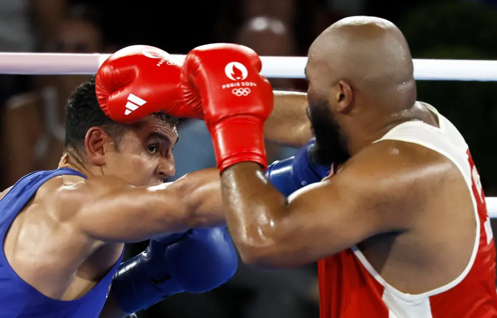 Fotos | Combate de boxeo semifinal +92 kilos de los Juegos Olímpicos de ...