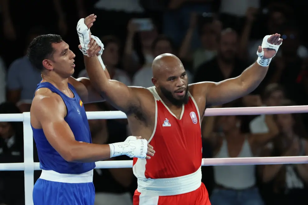 Fotos | Combate de boxeo semifinal +92 kilos de los Juegos Olímpicos de ...