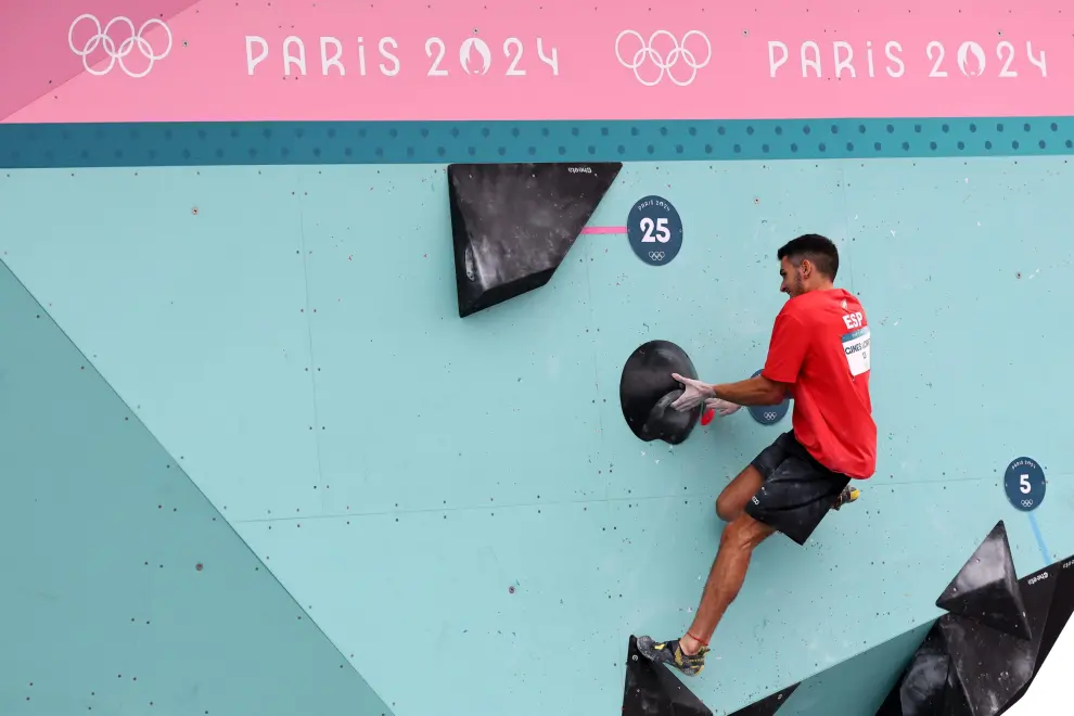 Fotos del escalador Alberto Ginés en los Juegos Olímpicos de París 2024 ...