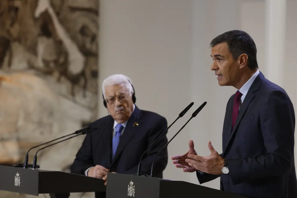 Fotos | Primera visita a España del presidente palestino, Mahmud Abás ...