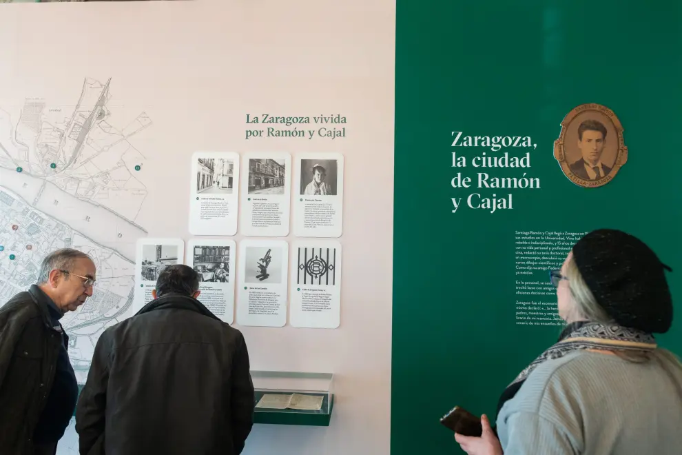 Fotos de la exposición 'Zaragoza, la ciudad de Ramón y Cajal', en el Centro de Historias | Imágenes