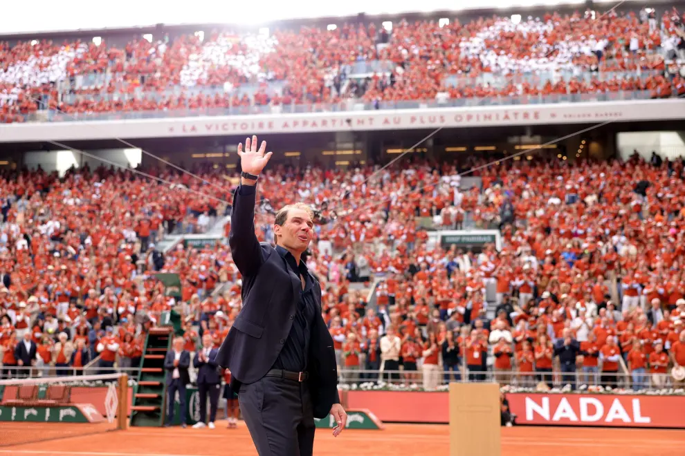 Fotos | Homenaje de Roland Garros al tenista Rafael Nadal | Imágenes