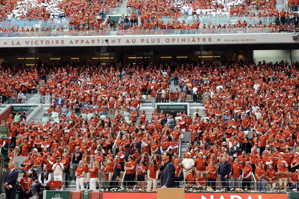 Fotos | Homenaje de Roland Garros al tenista Rafael Nadal | Imágenes