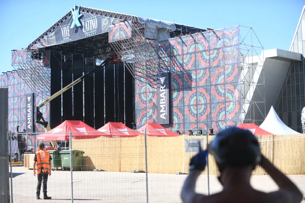 Fotos | Últimos preparativos para el Vive Latino | Imágenes