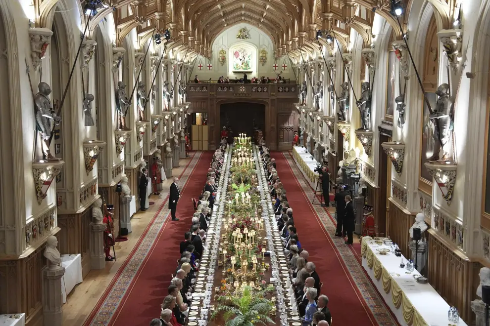 Fotos | Cena de gala de Donald Trump y Carlos III en Inglaterra | Imágenes
