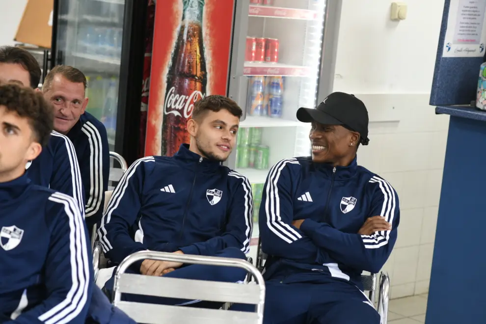 En fotos: Los jugadores del Ebro reaccionan al sorteo de la Copa del ...