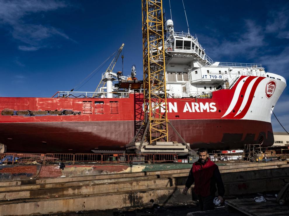 'Open Arms Uno', la imponente embarcación lista para el "salvamento masivo"