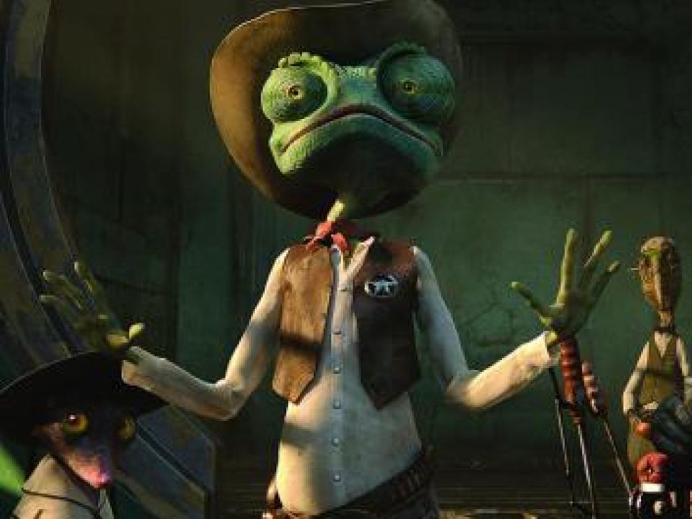 Llega 'Rango', el camaleón más rápido del Oeste