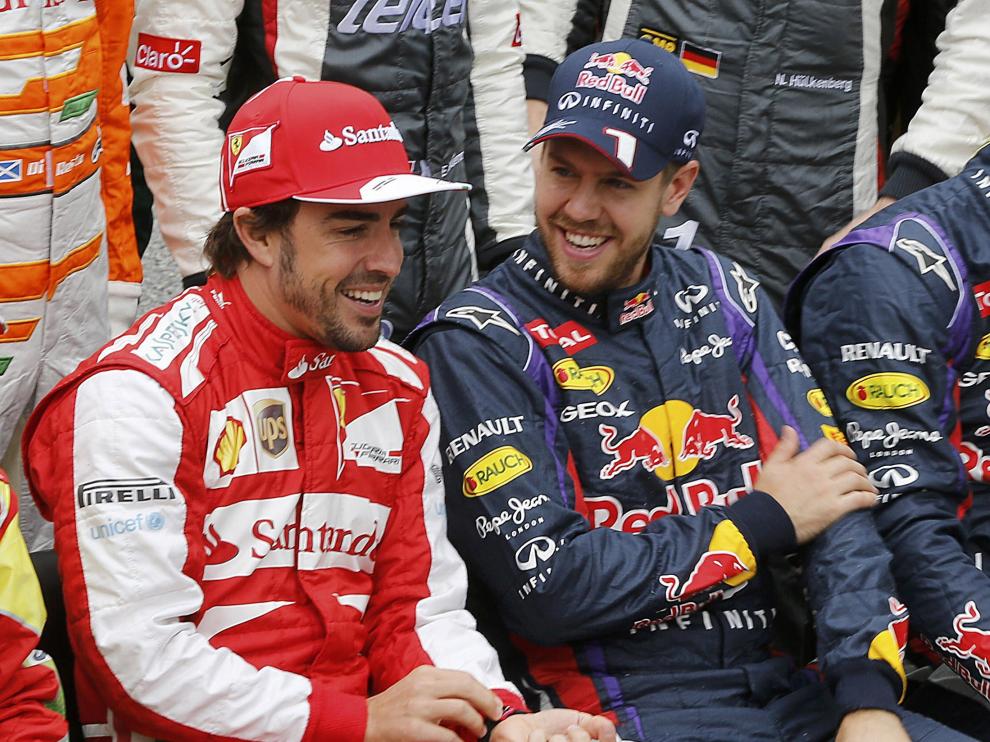 Vettel elogia a Alonso: "Es el más completo, da lo mejor"