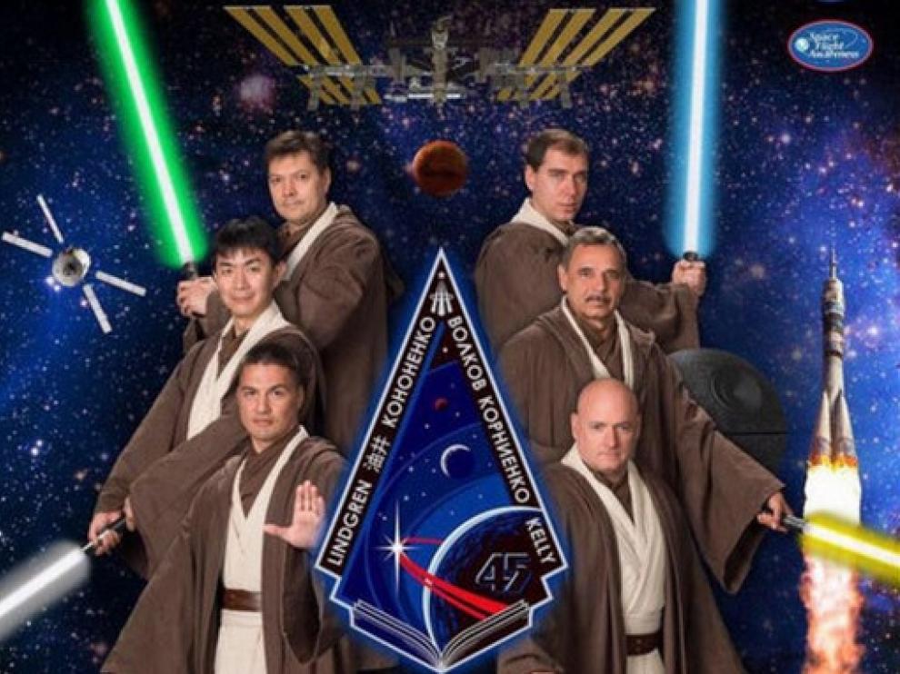 Los caballeros Jedi viajan a la Estación Espacial Internacional