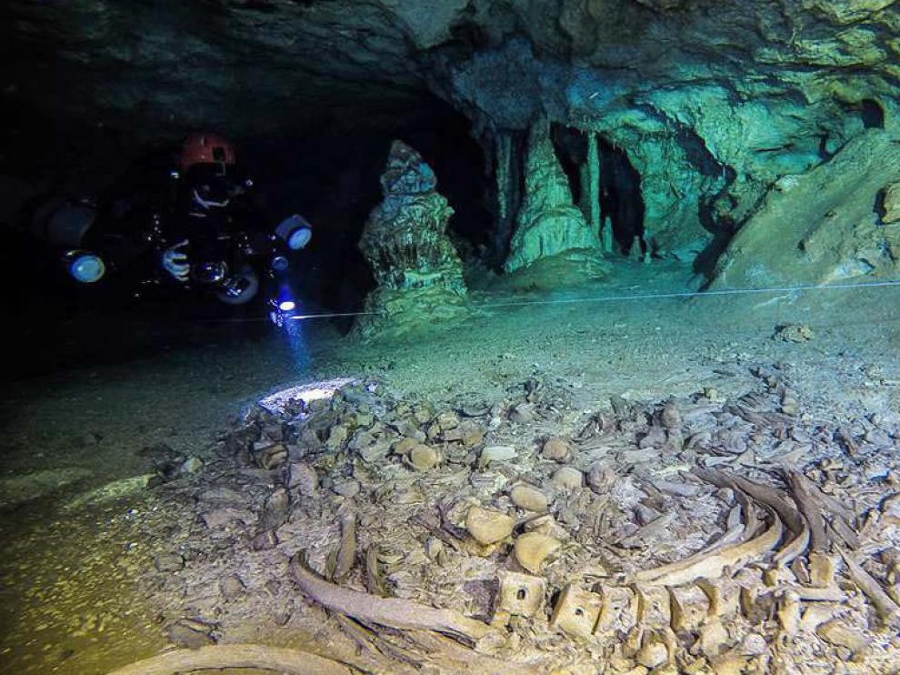 Descubren la mayor cueva inundada del mundo, con huesos de hace 2,6 ...