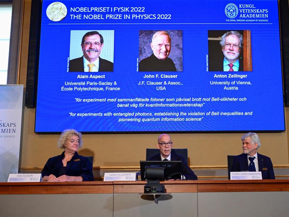 Nobel de Física para tres pioneros de la información cuántica