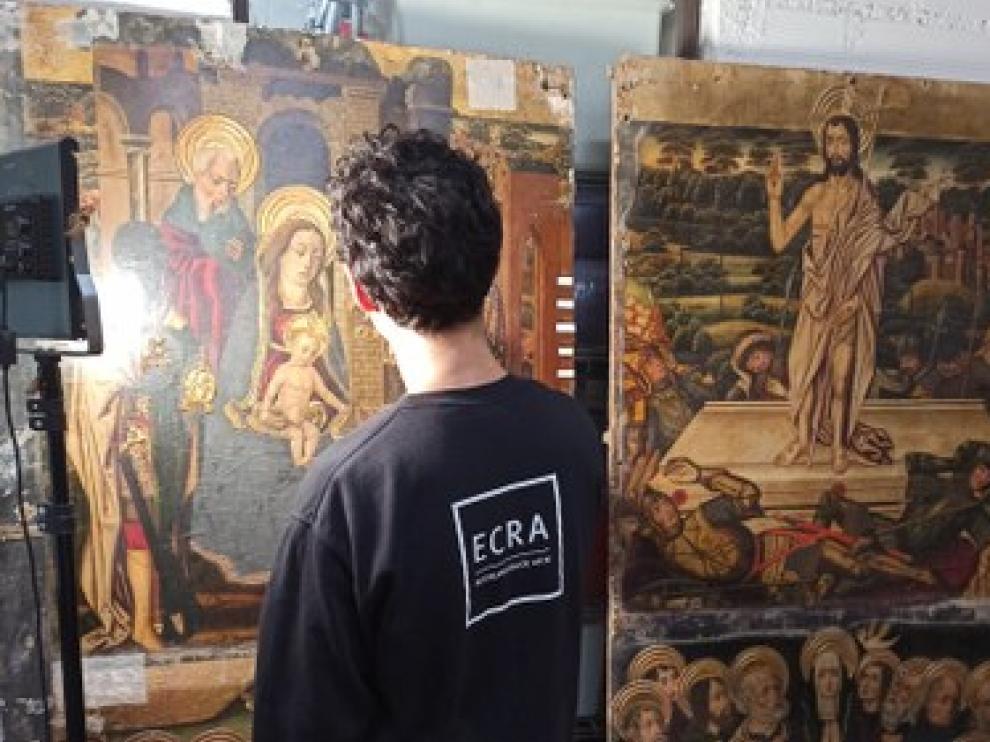 La DPZ restaura en Madrid un retablo de la catedral de Tarazona ...