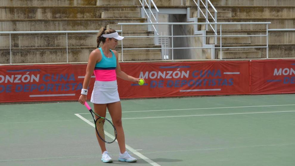 Irene Burillo se despide del Torneo Conchita Martínez