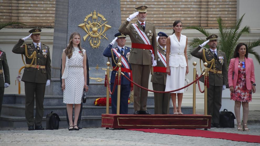 La Princesa Leonor conoce la Academia General Militar de Zaragoza, donde ingresará el 17 de agosto