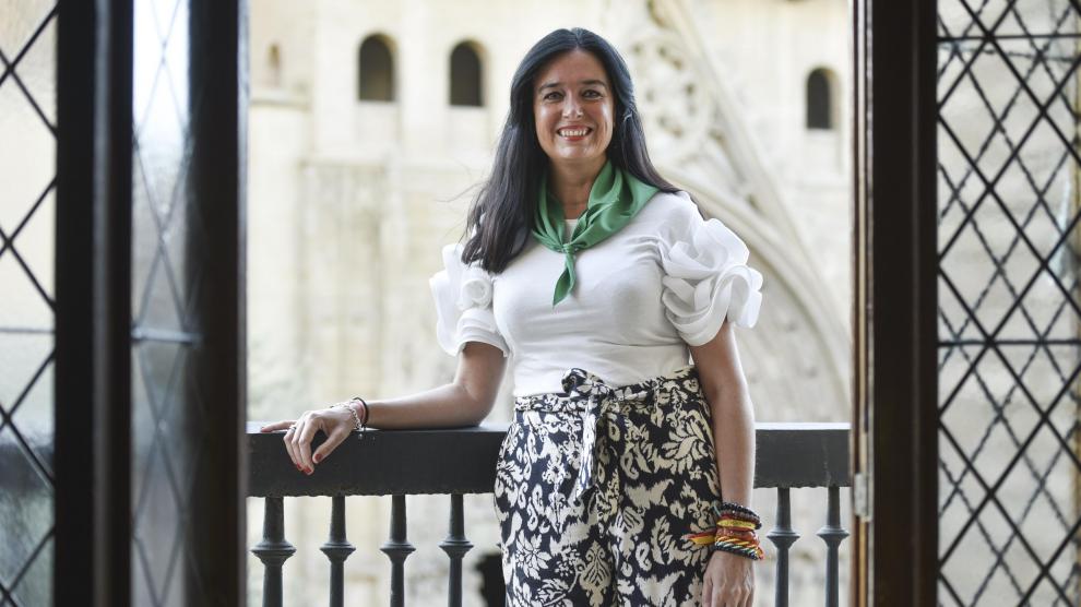Fiestas de San Lorenzo: Lorena Orduna "Me gustaría que las peñas de ...
