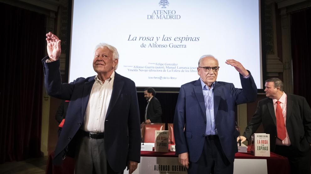 Felipe González y Alfonso Guerra cargan contra la amnistía y evidencian la ruptura con Pedro Sánchez
